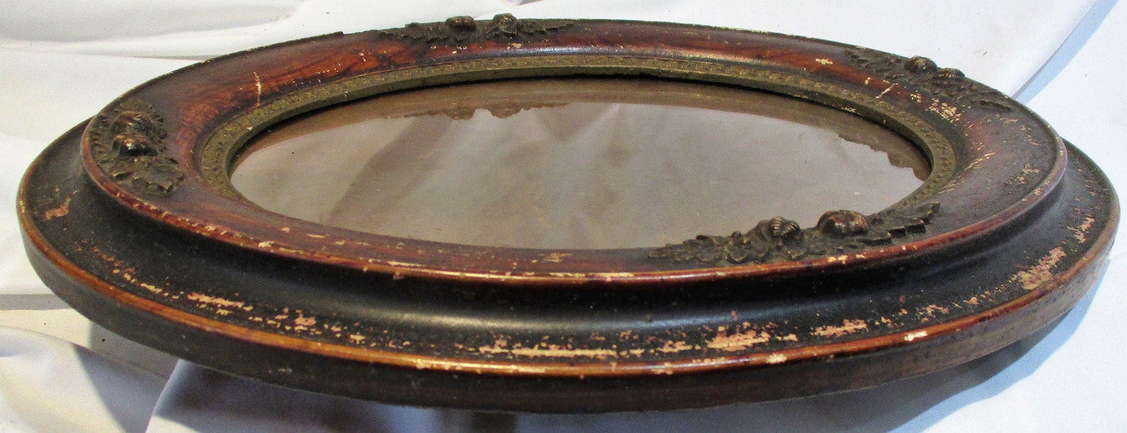 Wood Oval Picture Frame Rococo 19th Century Unusual Compact - Etsy