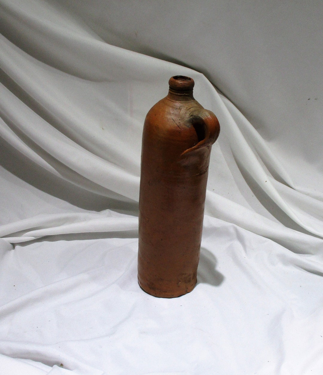 Antique Jug, Old Glazed European Prussian Clay Wine Jug or Mineral ...