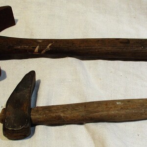 Cobbler's Hammers, Pair of Antique Hammers, Old Shoemaker's Tools ...
