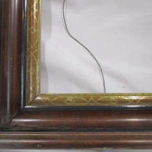 Wood Picture Frame, 1800s Walnut East Lake or Victorian Picture Frame ...