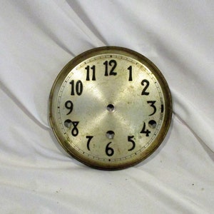 Clock Face, Vintage Machine Age Era, Clock Face, With Stylized Arabic ...