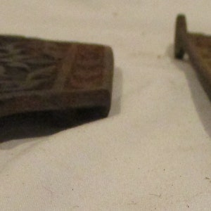 Church Pew Bible and Hymnal Holder Brackets, Art Nouveau Cast Metal Pew ...