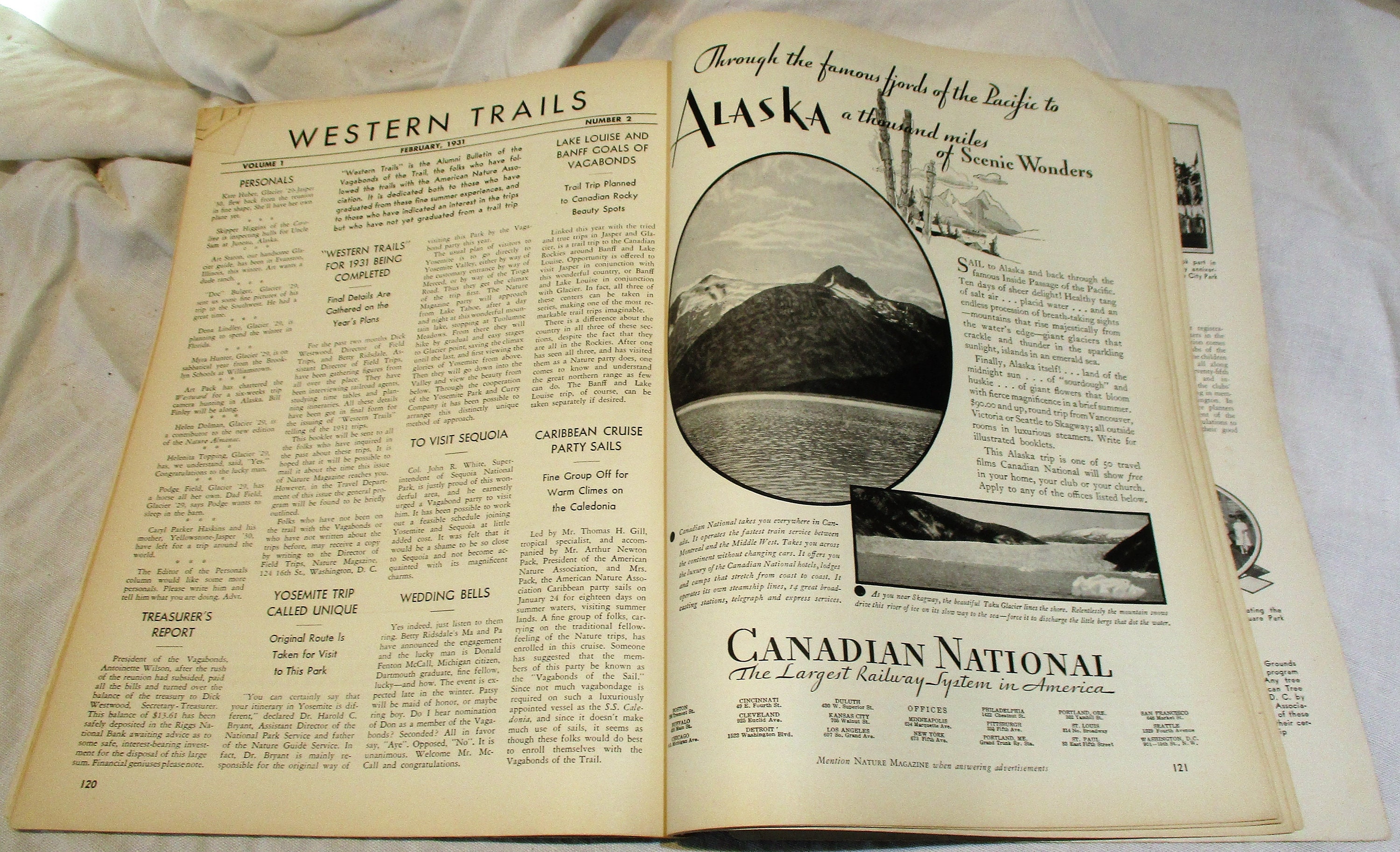 1931 Nature Magazine Vintage Old Outdoors Magazine Old | Etsy