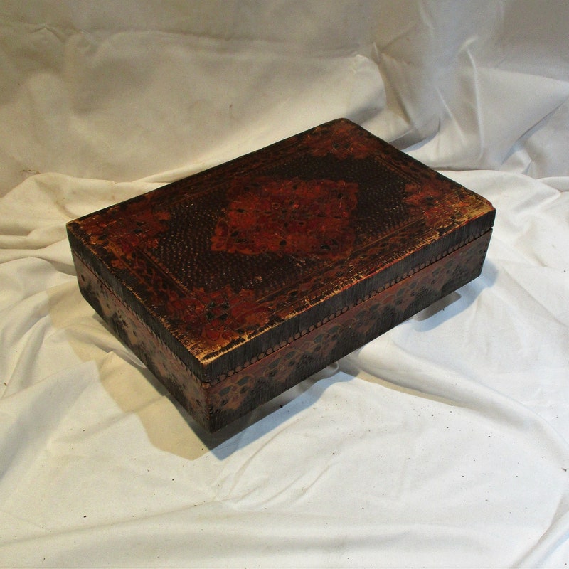 Pyrography Box - Etsy