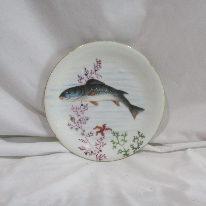 Limoges Fish Plates - Etsy