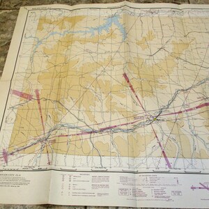 Aeronautical Map, 1948, Vintage Pilot's Map, Vectors, Montana and North ...