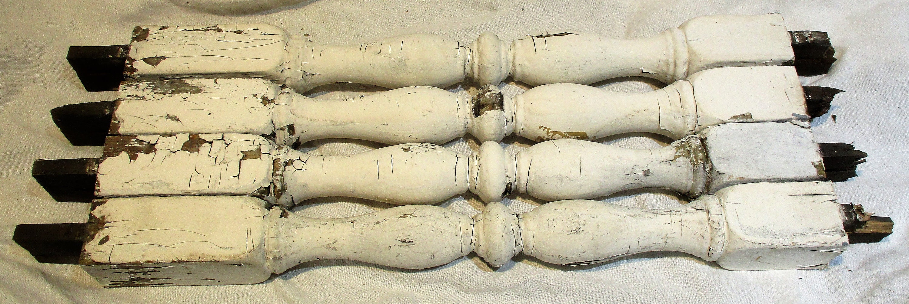 Balusters Architectural Salvage Old Set of 4 Repurpose as | Etsy