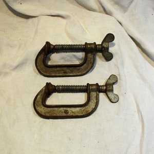 Bat Wing C Clamps, Malleable, Old 3 Inch C Clamps, Vintage Tools ...