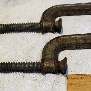Bat Wing C Clamps, Malleable, Old 3 Inch C Clamps, Vintage Tools ...