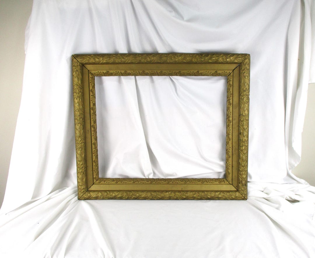 Rococo Gold Wood Picture Frame, Vintage Neoclassical Fine Art Salvage ...