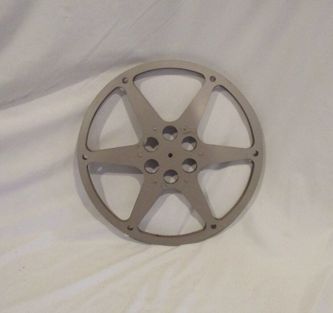 Film Reel, Mid Century Large Movie Reel, Metal Salvaged Movie Reel ...