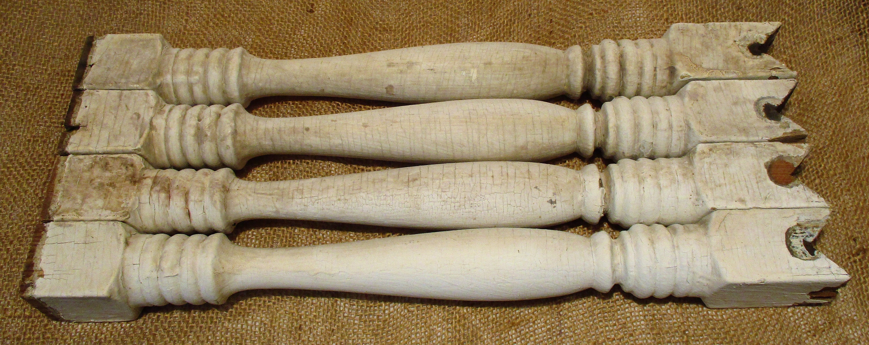 Balusters Architectural Salvage Old Set of 4 Repurpose as | Etsy