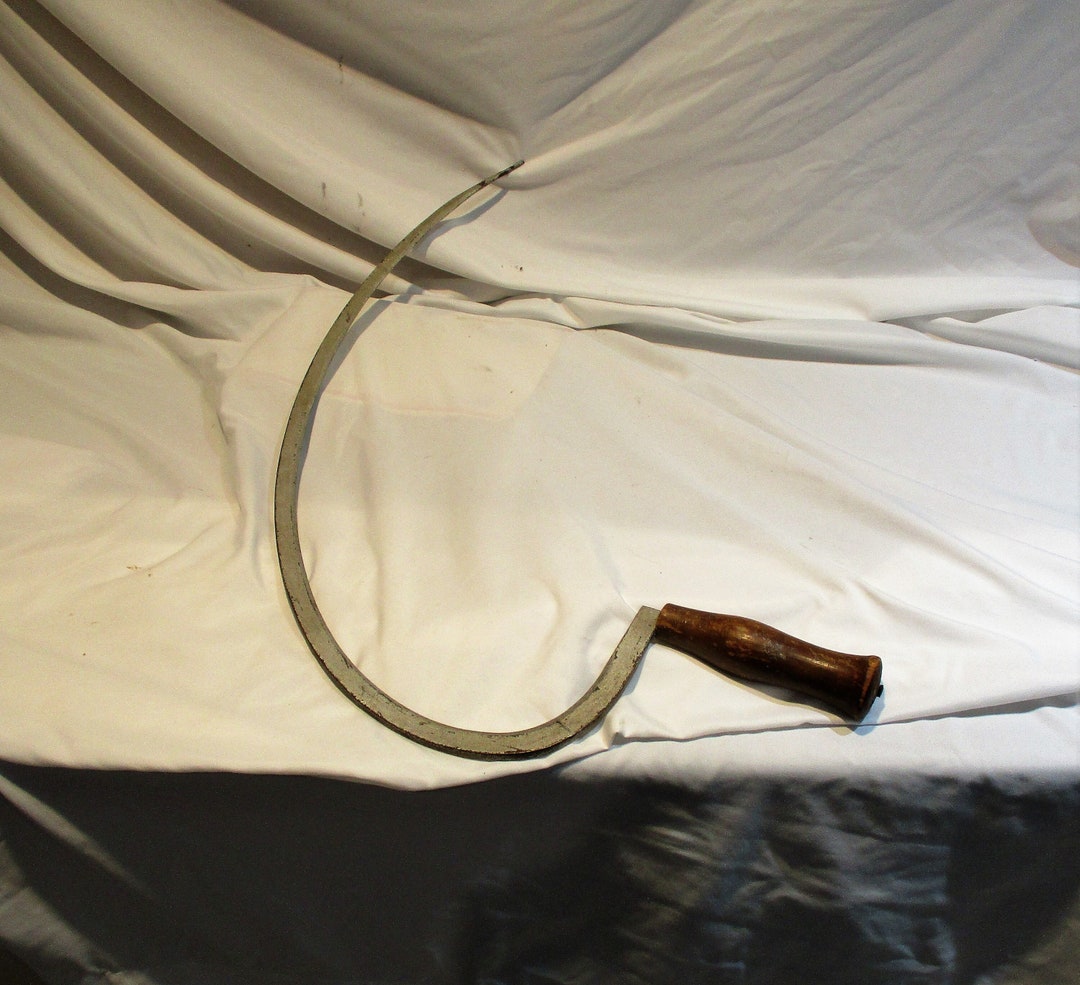 Sickle or Scythe or Reaper, Old Farm Tool, Hand Made and Hand Forged ...