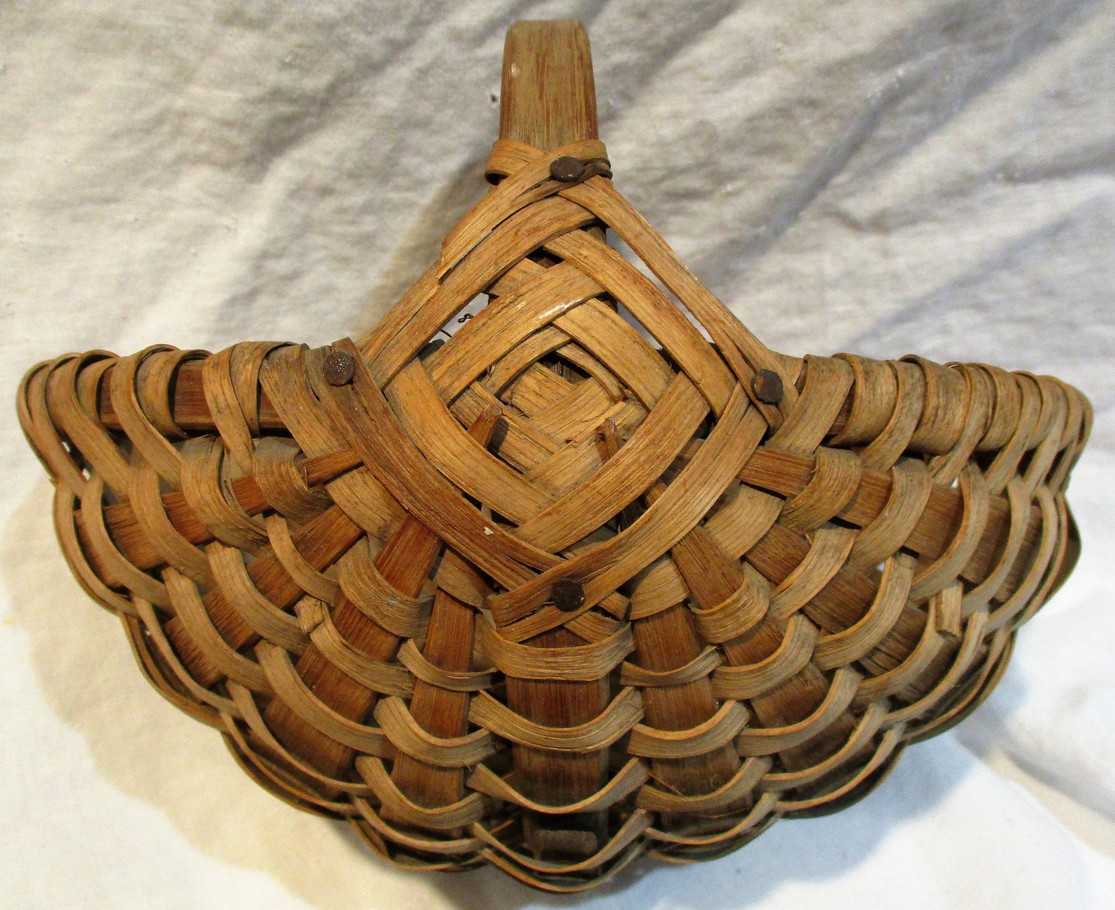 West Virginia Basket Splint Basket Market Basket Hand Woven - Etsy