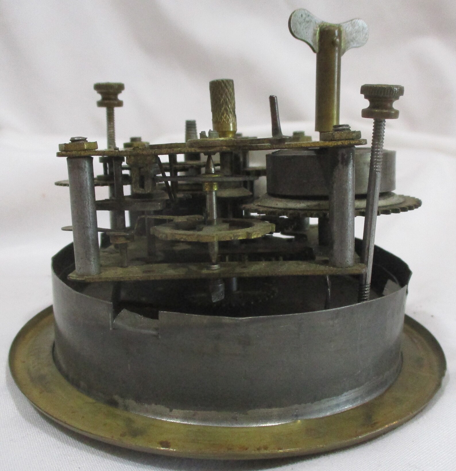 Clock Face, Mechanism, and Movement, Vintage Brass, Salvage Chic ...