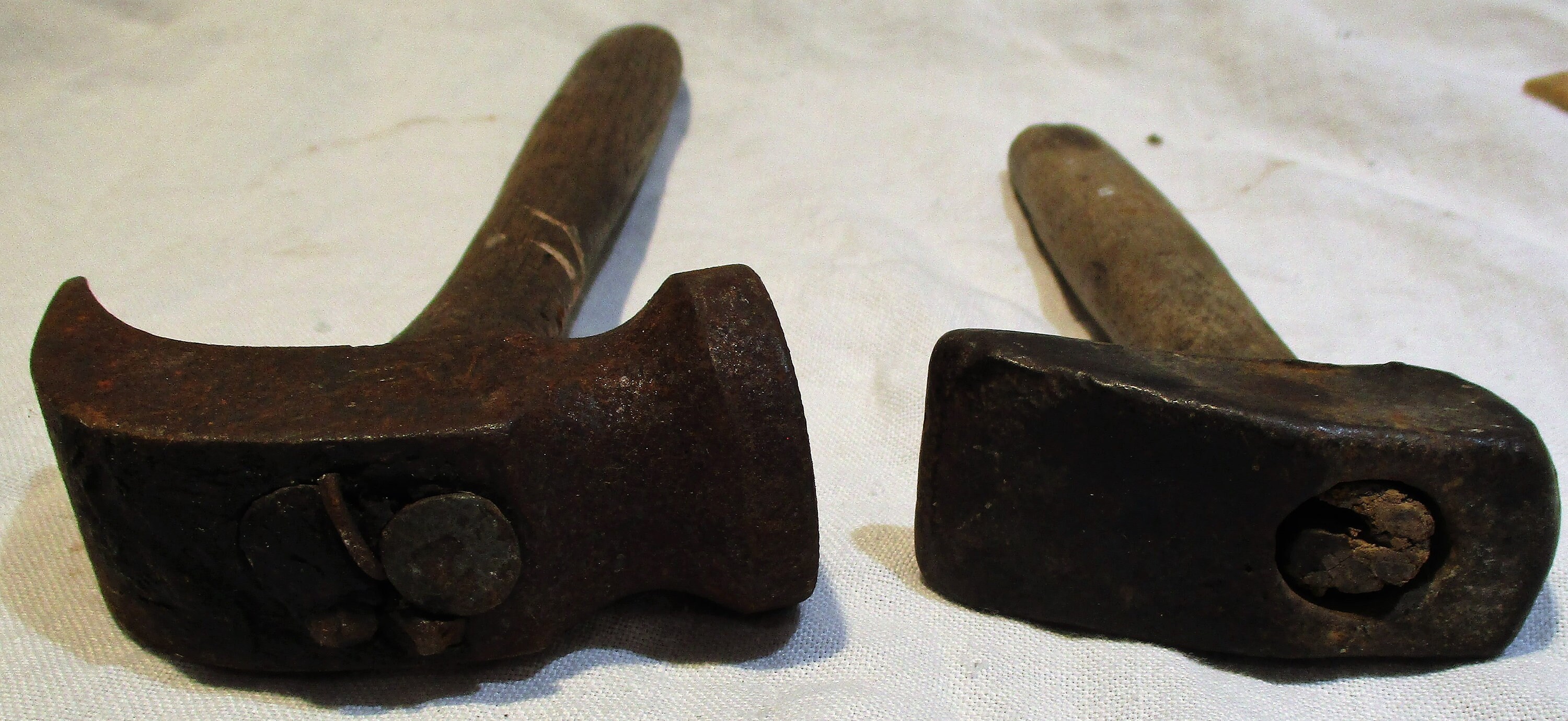 Cobbler's Hammers, Pair of Antique Hammers, Old Shoemaker's Tools ...