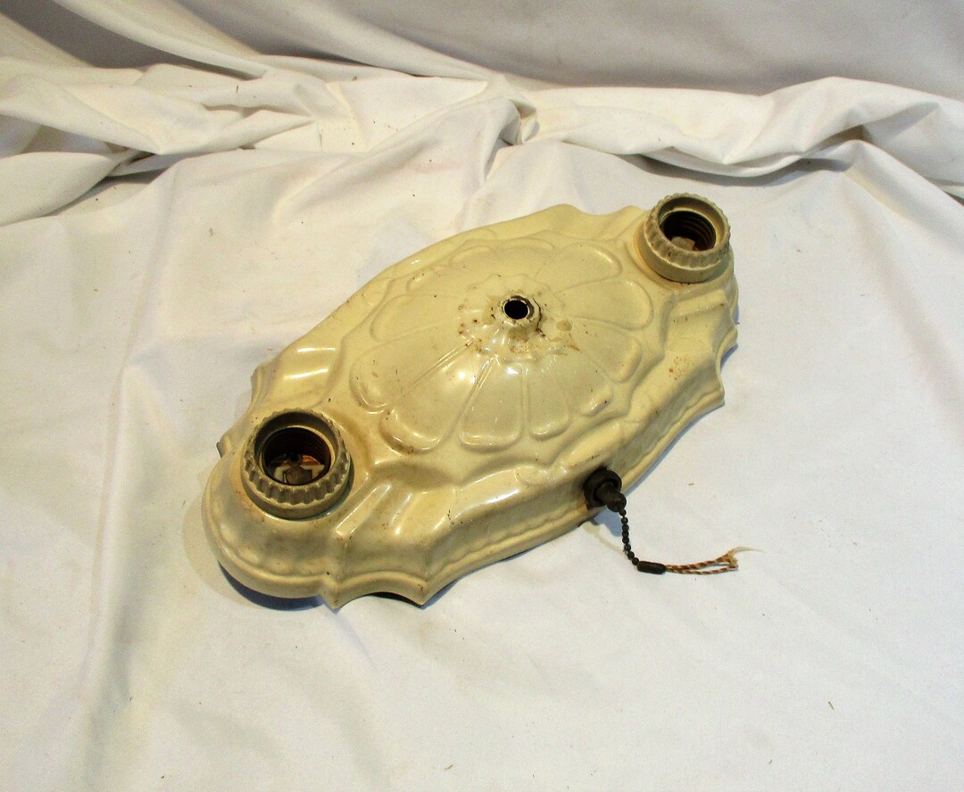 Victorian Chandelier Cover Plate, Antique Ceiling Lighting Fixture ...