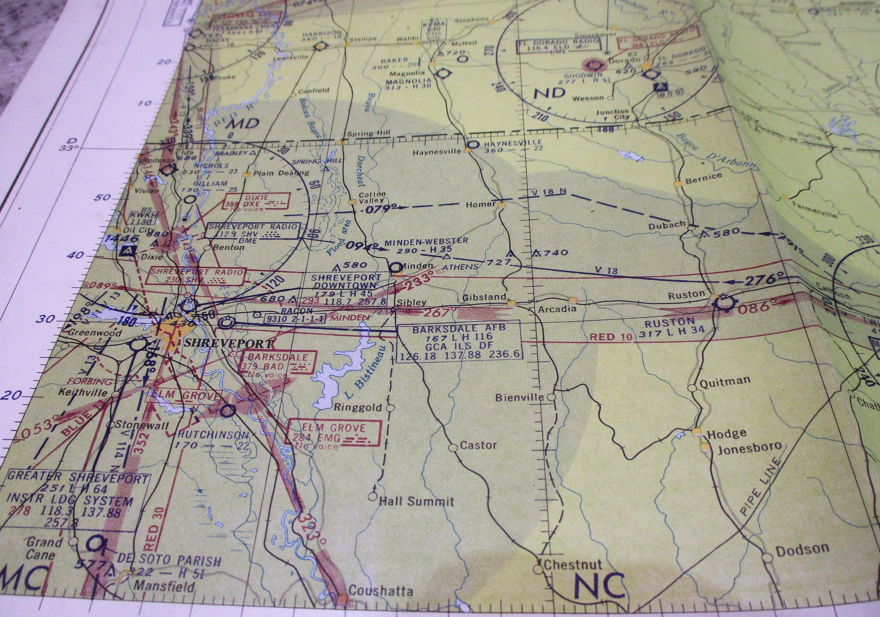1956 Air Force Map Aeronautical Map Vintage Pilot's Map | Etsy