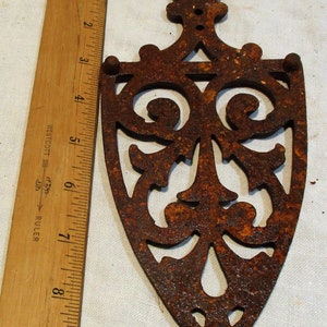 Trivet, Iron Press Stand, Cast Metal Stand, Iron Holder, Scroll and ...
