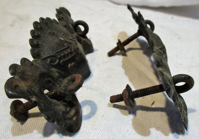 Drawer Pulls Set of 2 French Medieval Armor Breastplate | Etsy