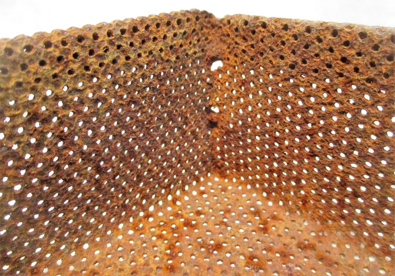 Perforated Metal Mesh Parts Bin or Tool Basket Industrial - Etsy