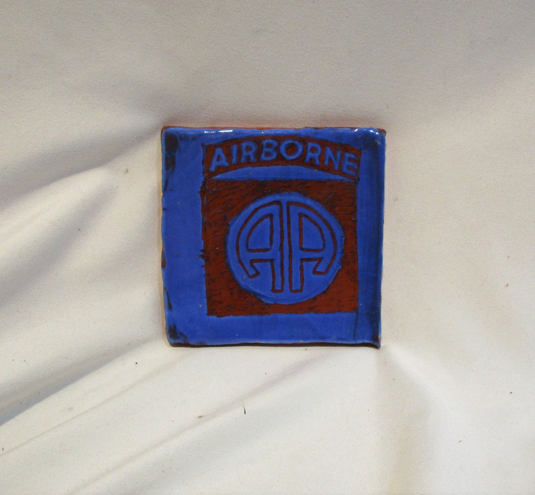 United States Military Hand Made Tile, Special Forces Airborne, Vintage ...