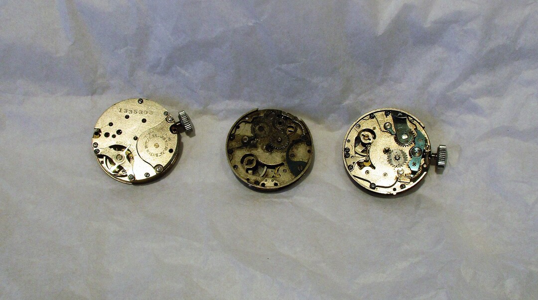 Old Watch Parts, Mechanisms and Movements, Repurpose for Steampunk or ...