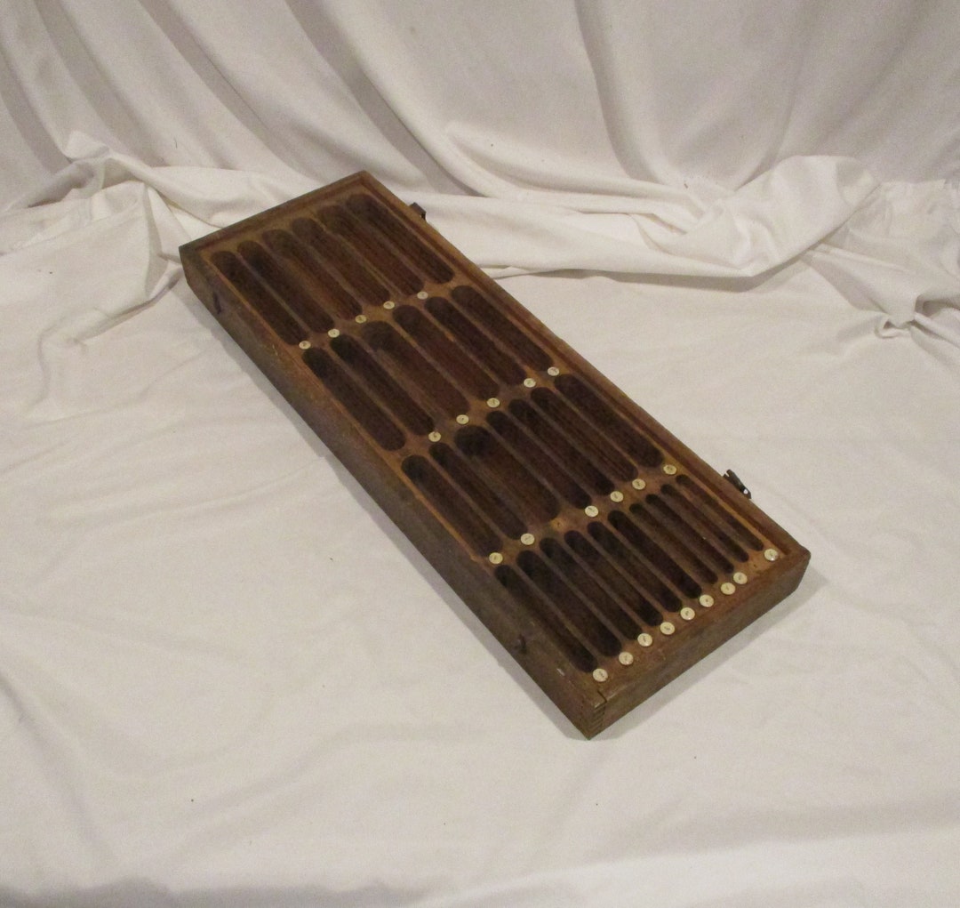Large Wood Measured Slot Tray: Vintage Tool Organizer Display - Etsy