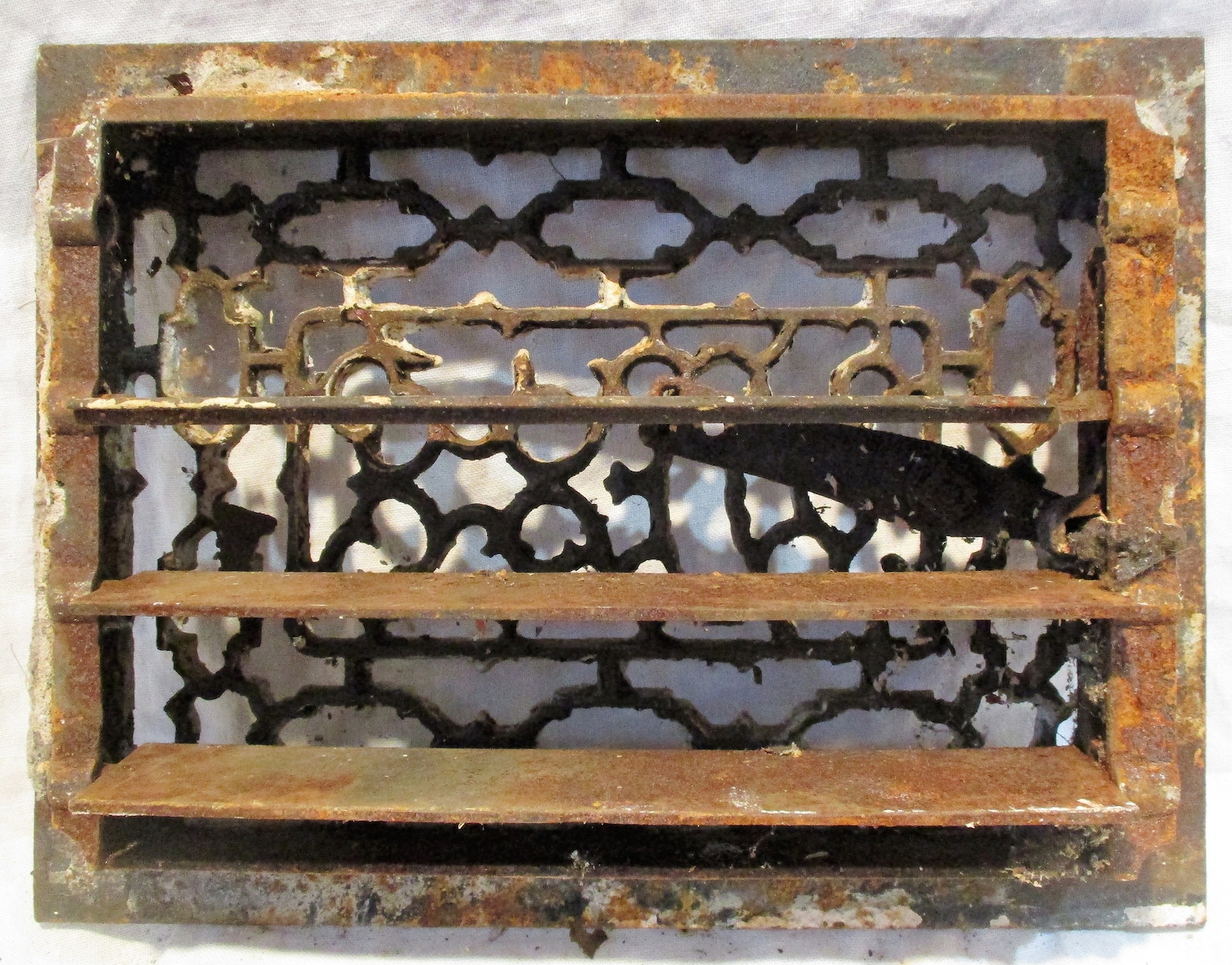 Vent Grate or Radiator Grate Large Rectangular Cast Iron - Etsy
