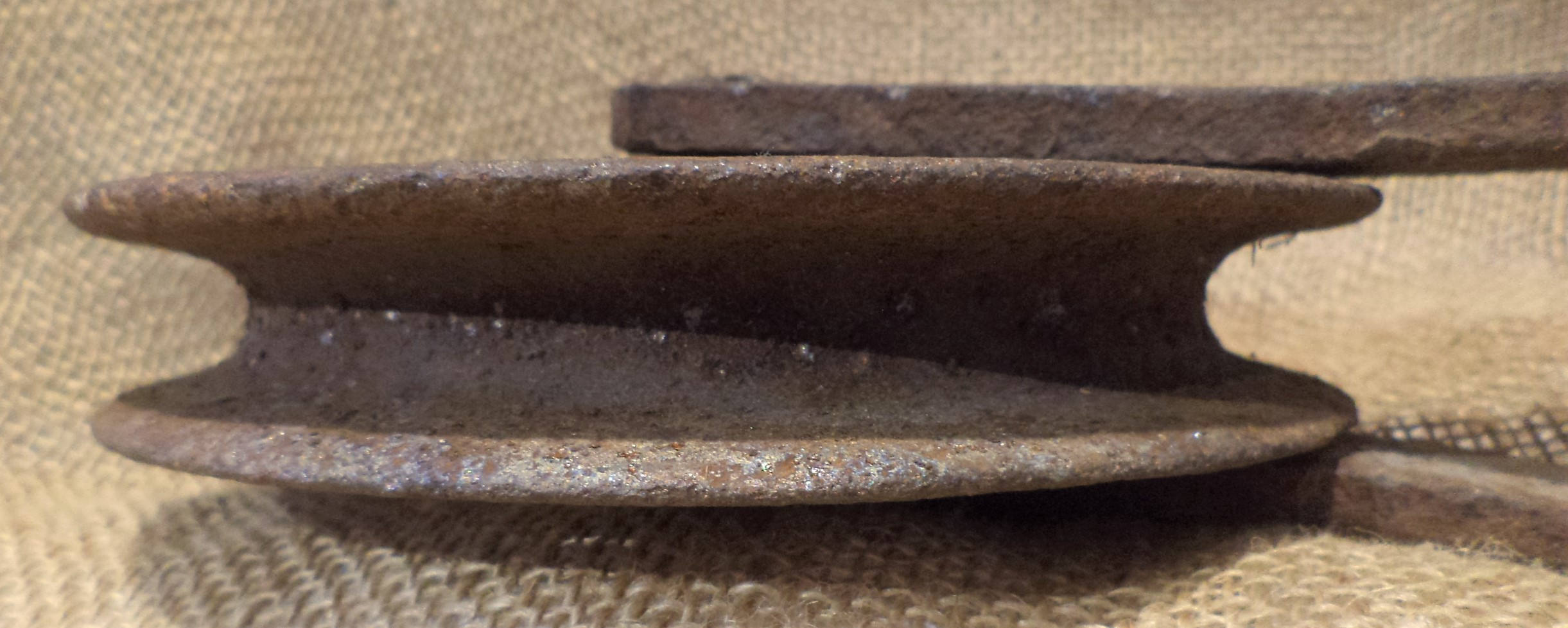 Metal Pulley, Rusty Factory Industrial Salvage, Hand Forged - Etsy