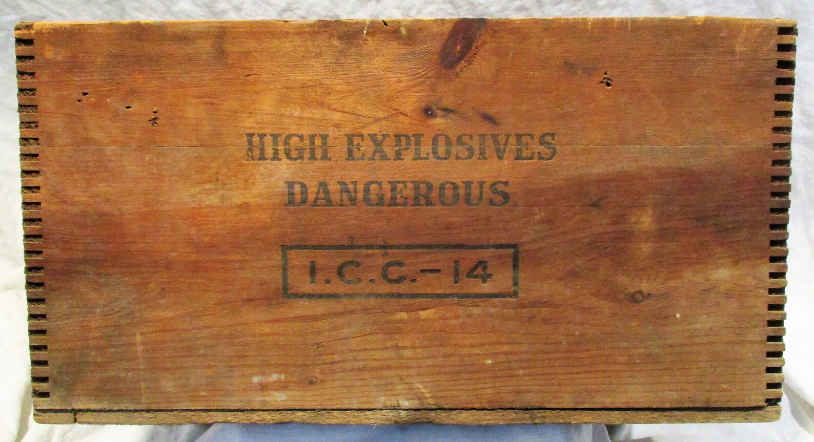 Explosives Box, Antique Box, Old Wood Crate, National Powder Company ...