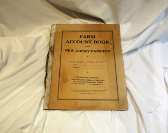 Farm Account Book - Etsy
