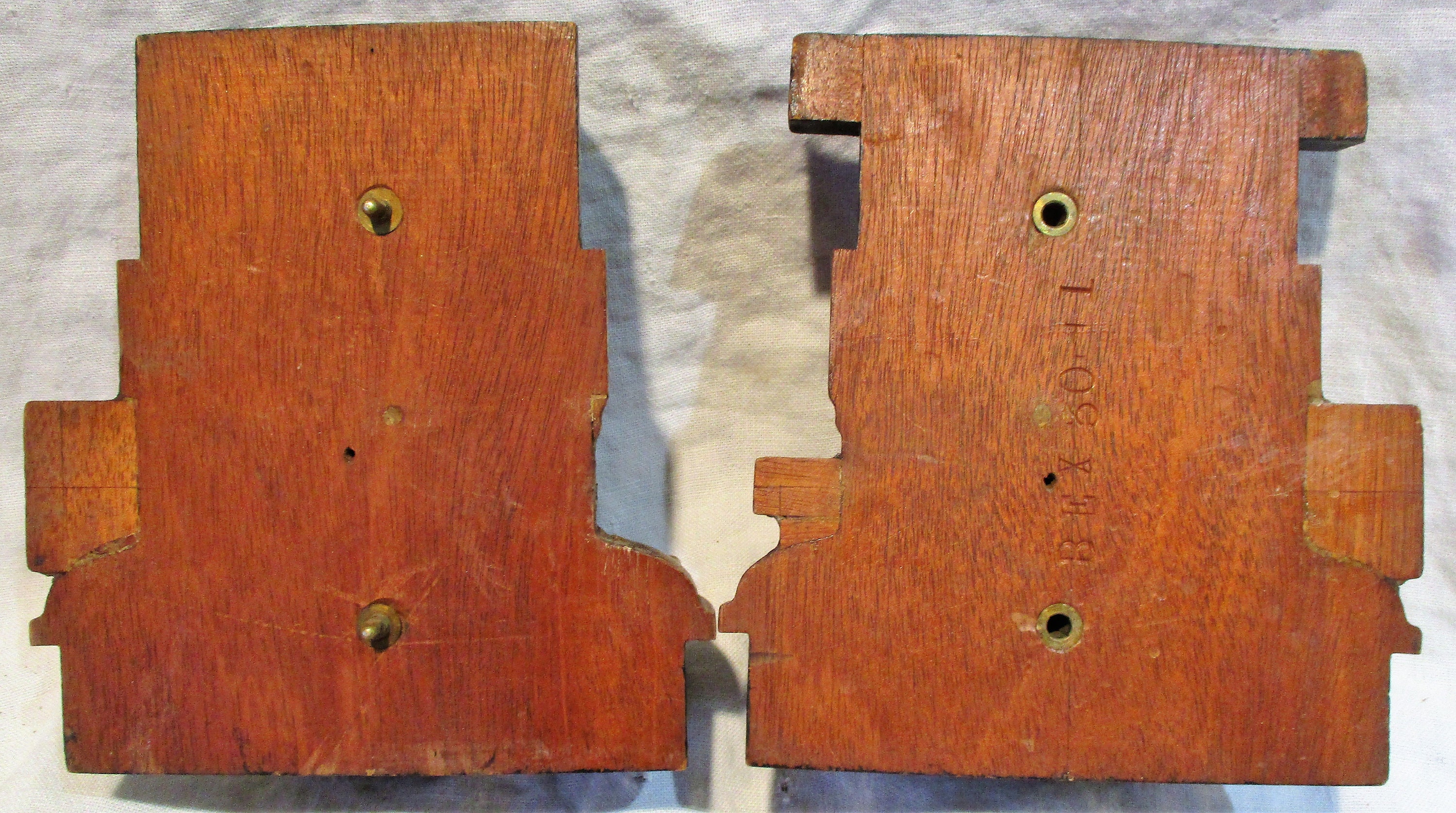 Foundry Mold Antique Wood Old 2 Piece Mold Industrial | Etsy