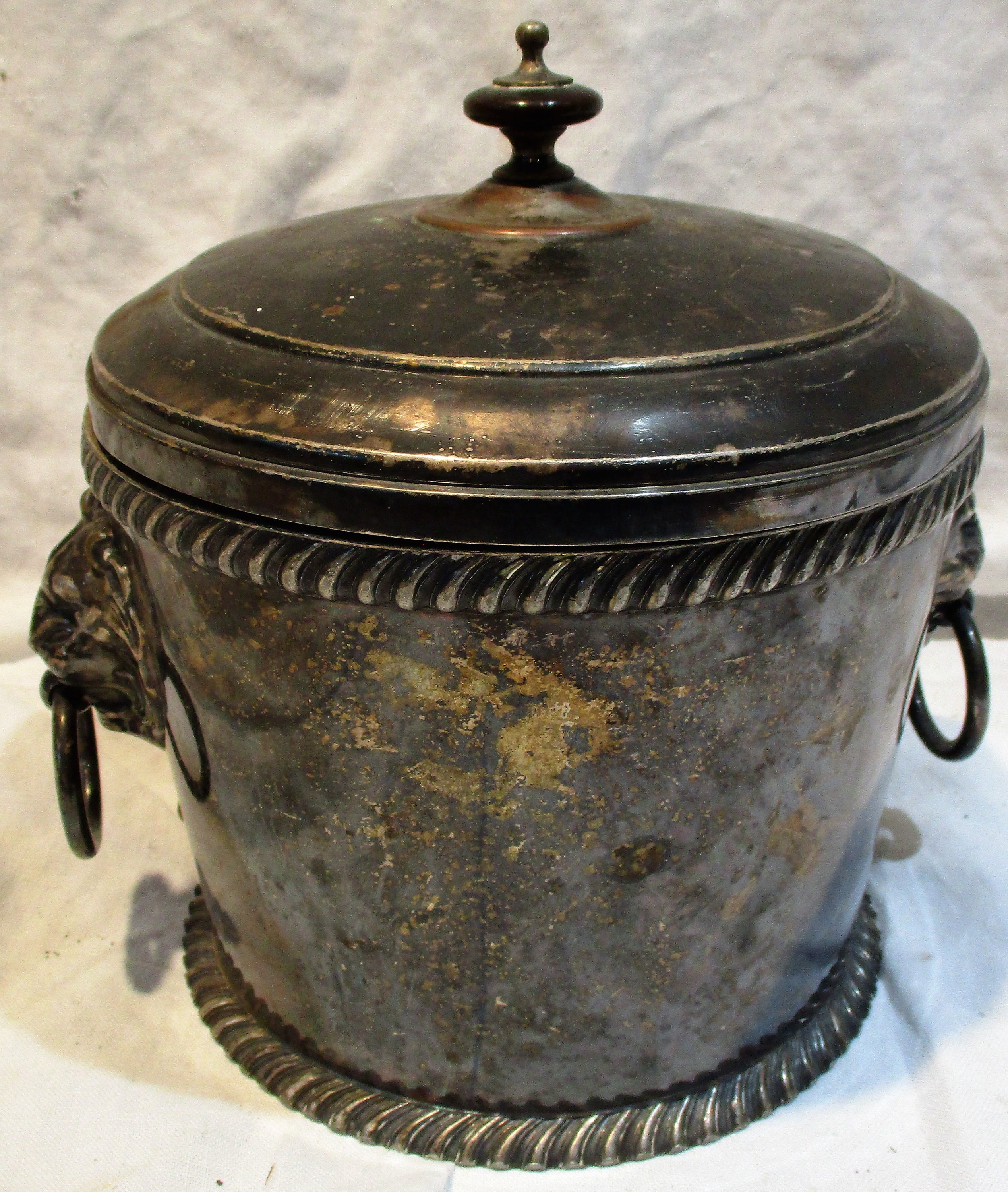 Ice Bucket Vintage Mid Century Barware Tarnished Hallmarked | Etsy