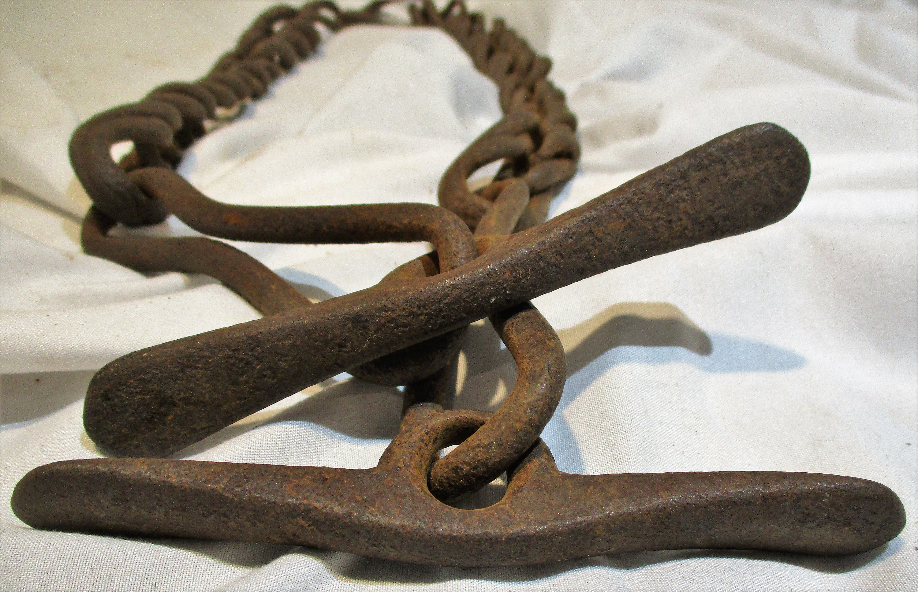 Hog Turner Chain and Two Handles Piglet Turner Large Forged - Etsy