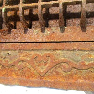 Vent Grate Cover or Radiator Grate Cover, Rectangular Cast Iron Factory ...