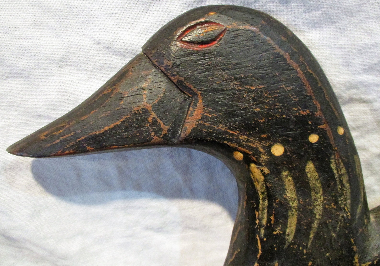 Duck Sculpture Hand Made Folk Art Duck Figurine Hand Made - Etsy