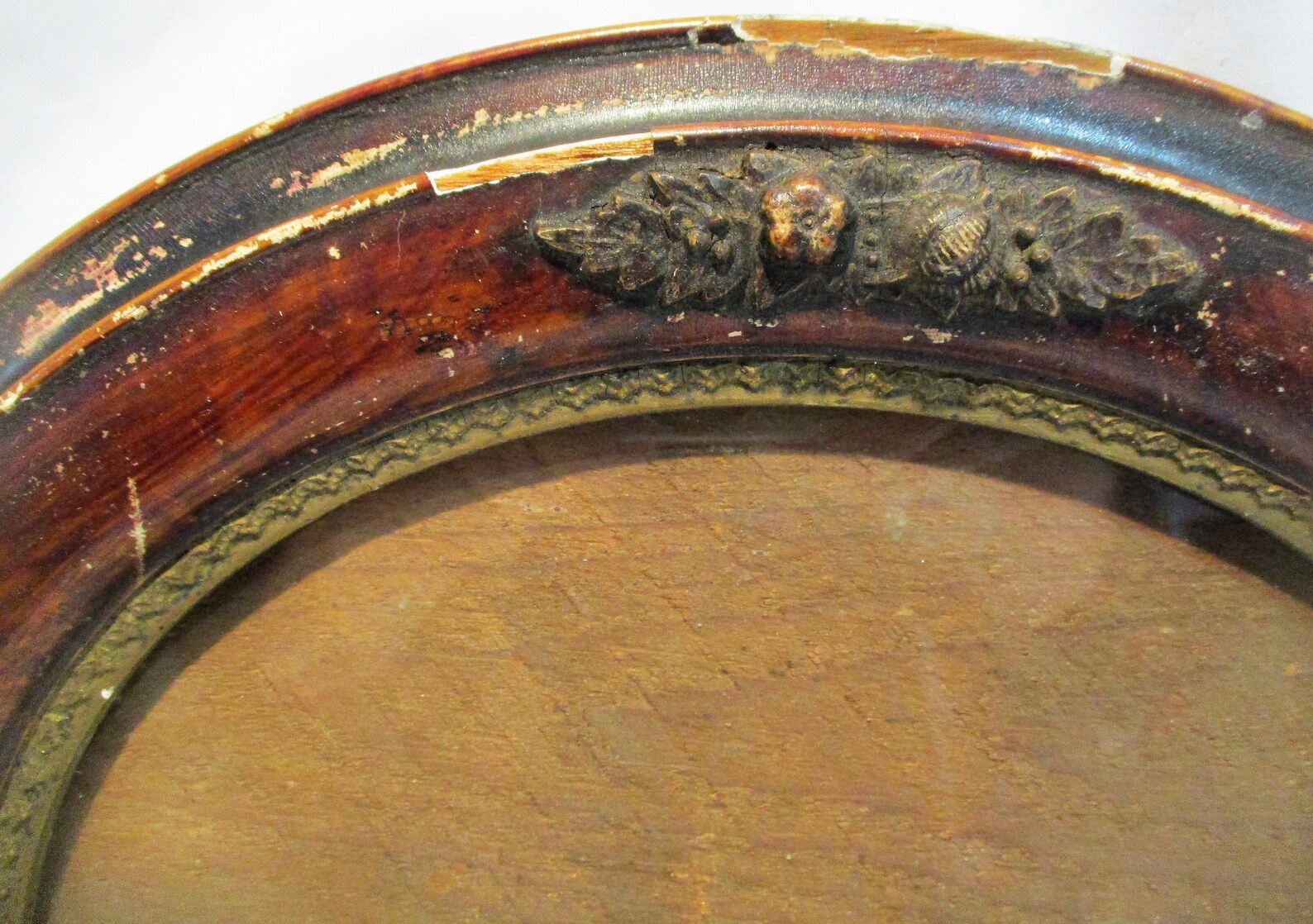 Wood Oval Picture Frame Rococo 19th Century Unusual Compact - Etsy