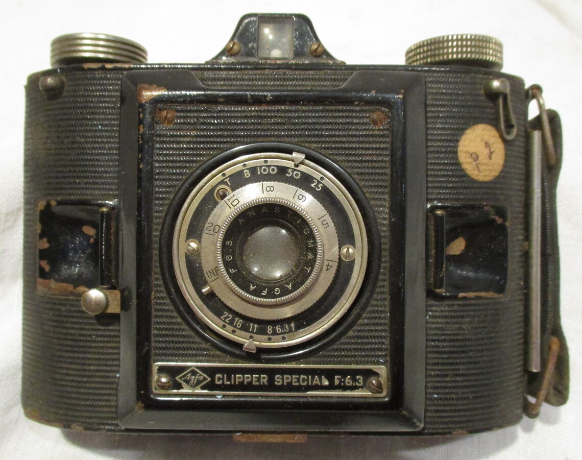 AGFA Clipper Camera, 1940s, Photography History Salvage, Old Camera - Etsy