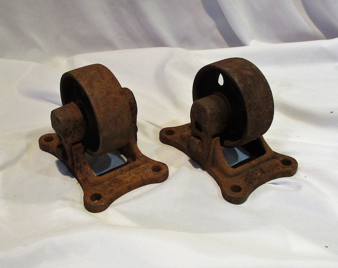 Vintage Spoked Wheels 2.75 Wagon Cart Wheels With Spokes Red Orange ...