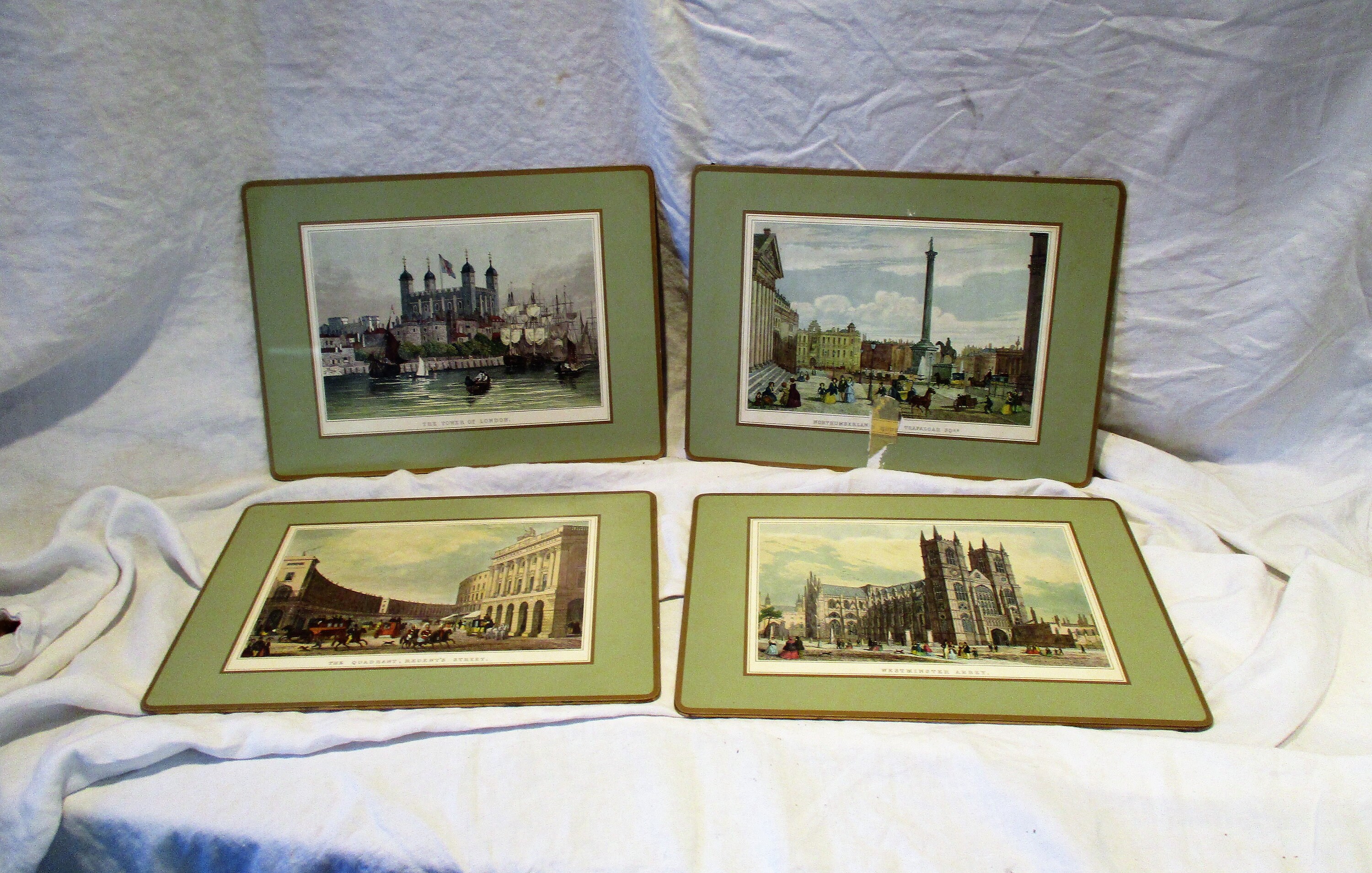 Place Mats from England Vintage English Landmarks London | Etsy