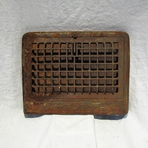 Vent Grate Cover or Radiator Grate Cover, Rectangular Cast Iron Factory ...