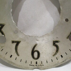 Clock Face, Vintage Machine Age Era, American Sessions Clock Face, With ...