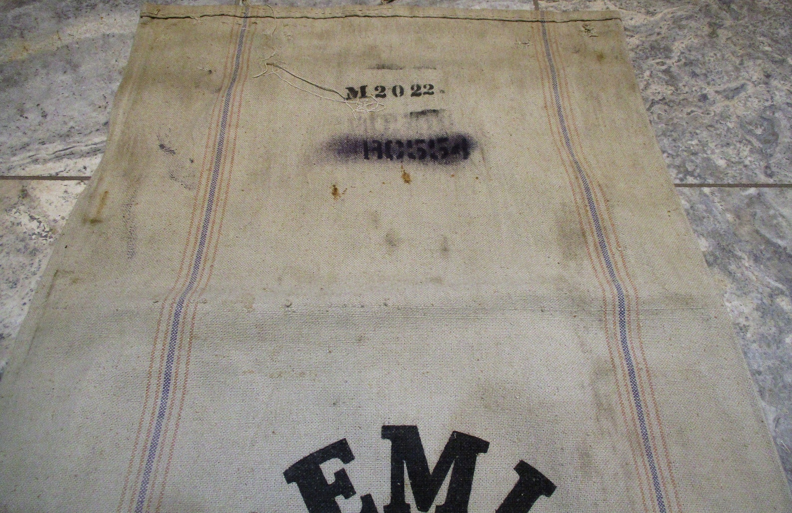 Canvas Sack, Bemis Seamless, Vintage Feed Bag, Old Country Textile - Etsy