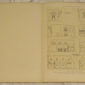 1912 the Architectural Review, Antiquarian Architecture Building ...