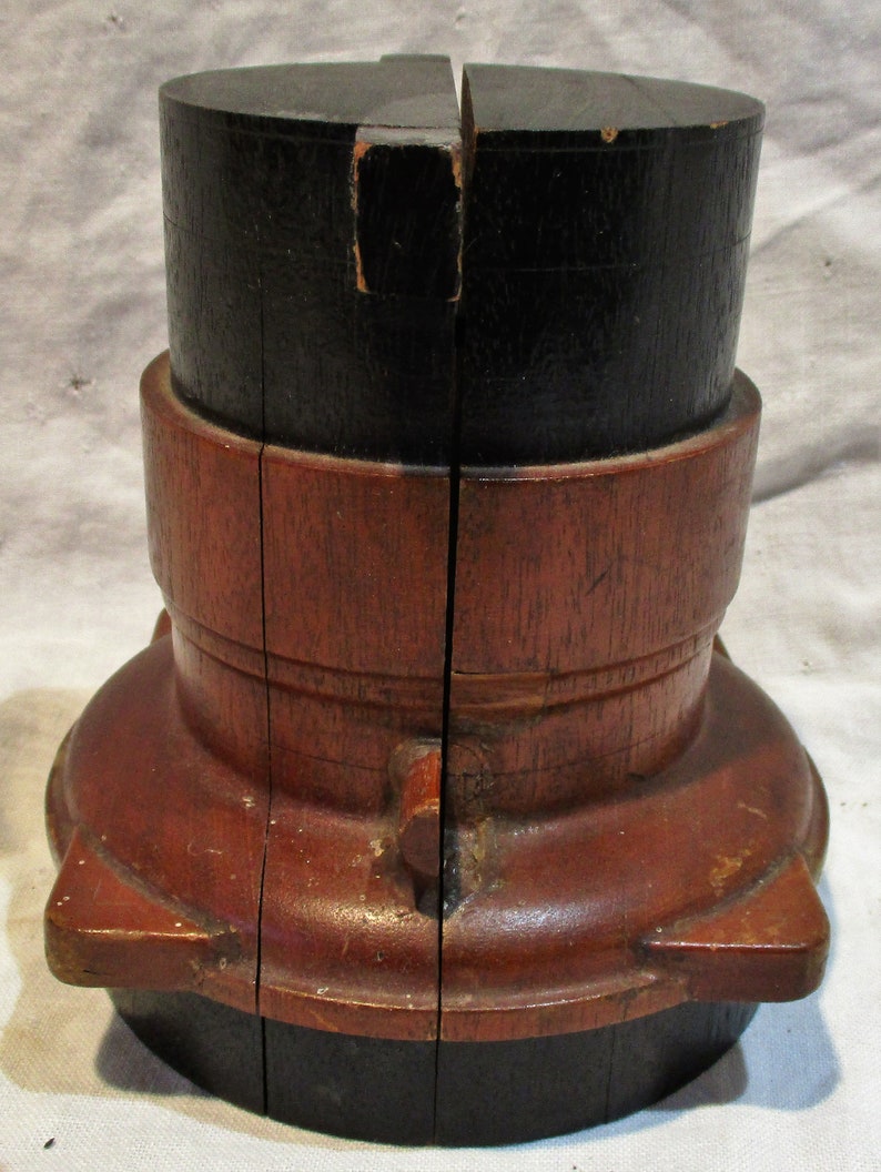 Foundry Mold Antique Wood Old 2 Piece Mold Industrial - Etsy