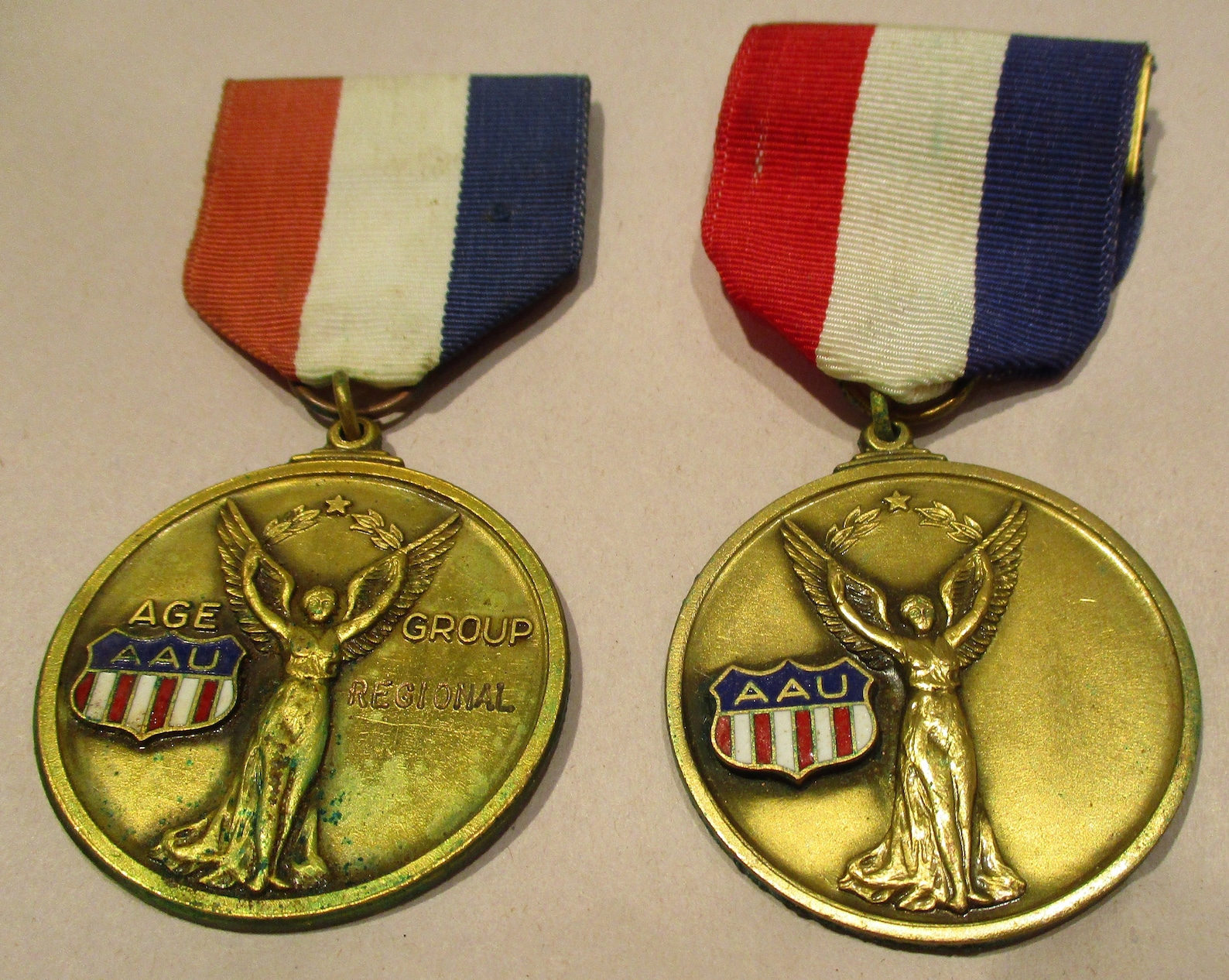 Gymnastics Medals 1960s AAU Sports Gold Medals Vintage - Etsy