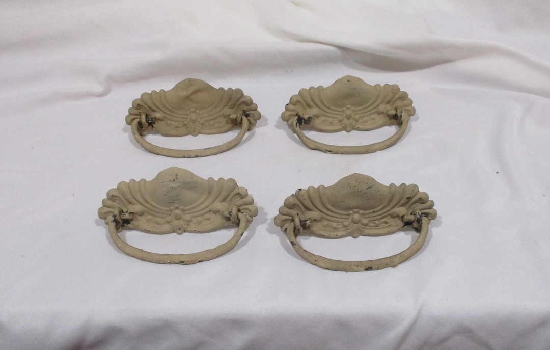 Vintage Neoclassical Drawer Pulls - Set of 4 - Furniture Restoration - Etsy