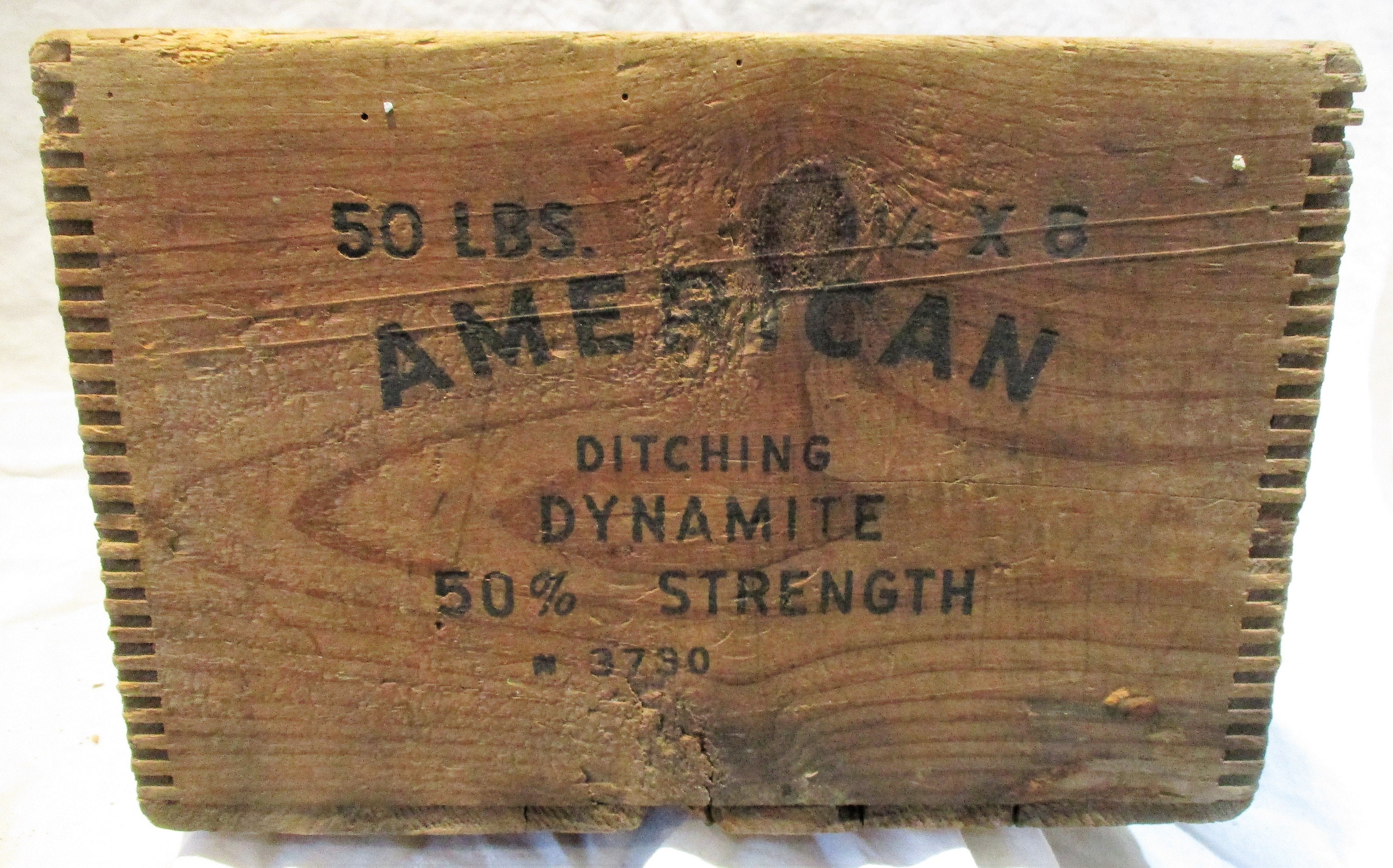 Dynamite Box Antique Box Old Wood Crate American Cyanamid | Etsy
