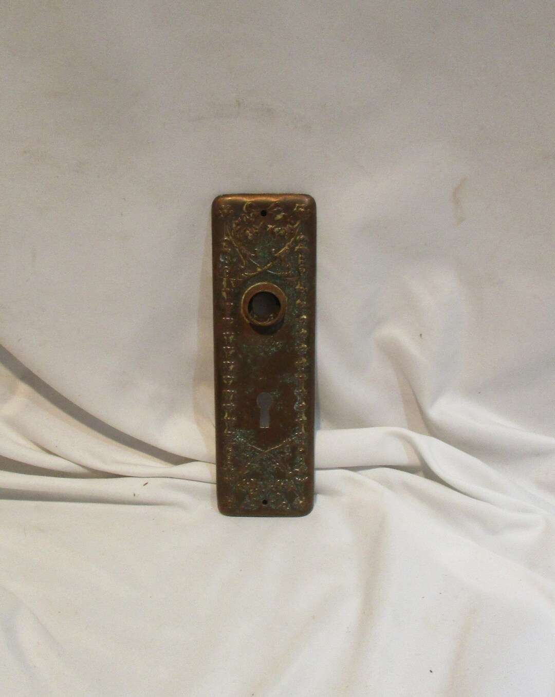 Door Latch Plate, Antique Door Lock Hardware, Art Nouveau Old Doorknob ...